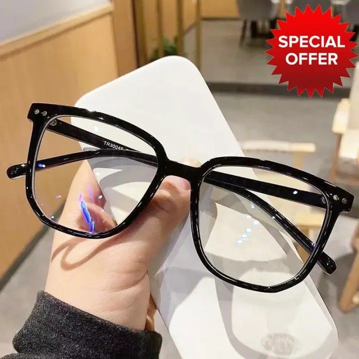 Blue Light Filter Glasses Clear Lens Glasses UV400 Protection Daily Use ...