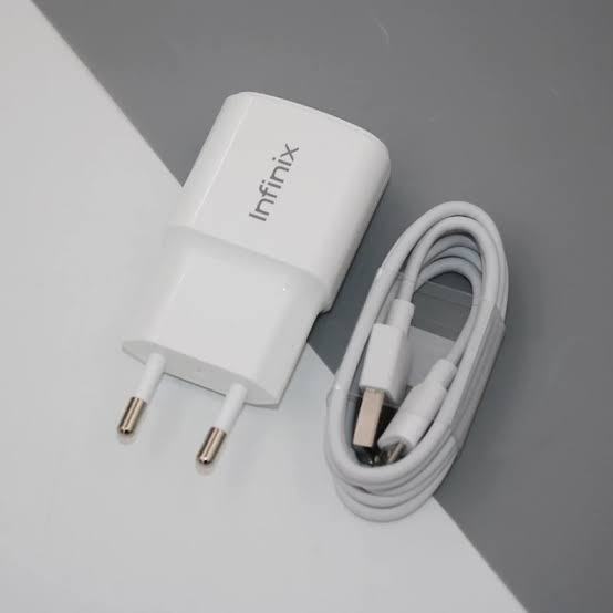 Infinix Charger Adapter output 5.V=2.4A,7.5V=2.4A 18 Watt Max with ...