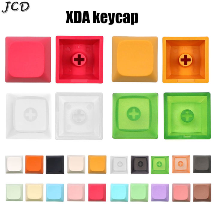 JCD 10PCS Blank 1u Keycaps XDA Keycap Custom DIY Supplement Key caps ...