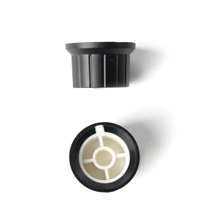 WH148 24x15mm 5PCS White Potentiometer Plastic Knob Cap Plum Blossom ...