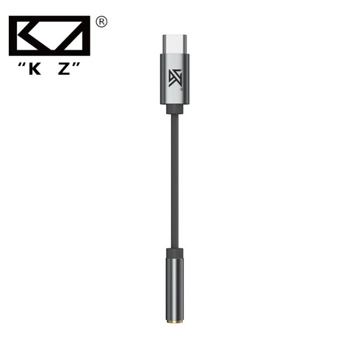 KZ AM01 Hi-Fi DAC Audio Adapter Type-C to 3.5mm Dual Chip IC Amplifier ...