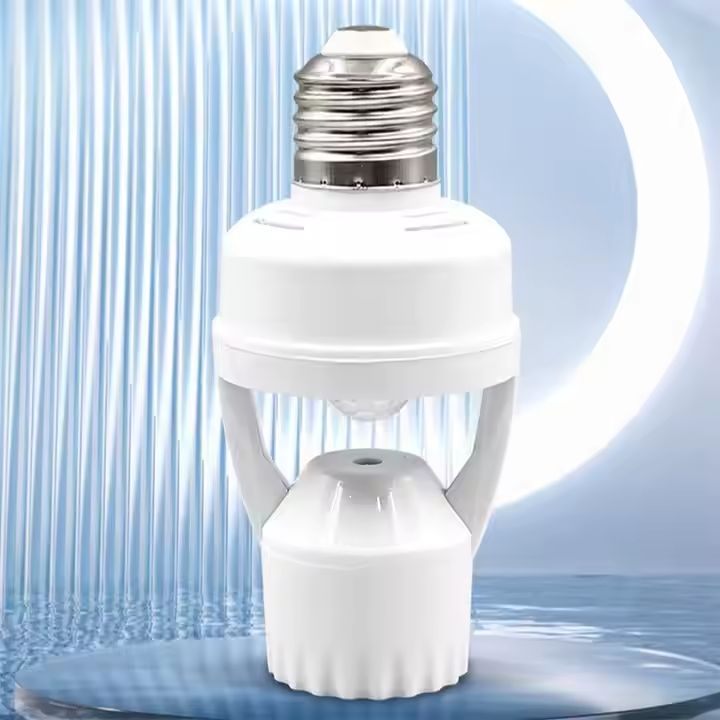 E27 Infrared Human Body Sensor Lamp Holder Led Bulb Lamp Holder ...
