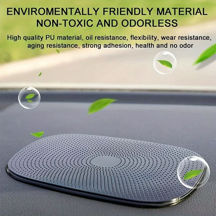 Car Non-Slip Mat Magic Anti-Slip Slide-Proof Pad Dashboard Sticky Dash ...