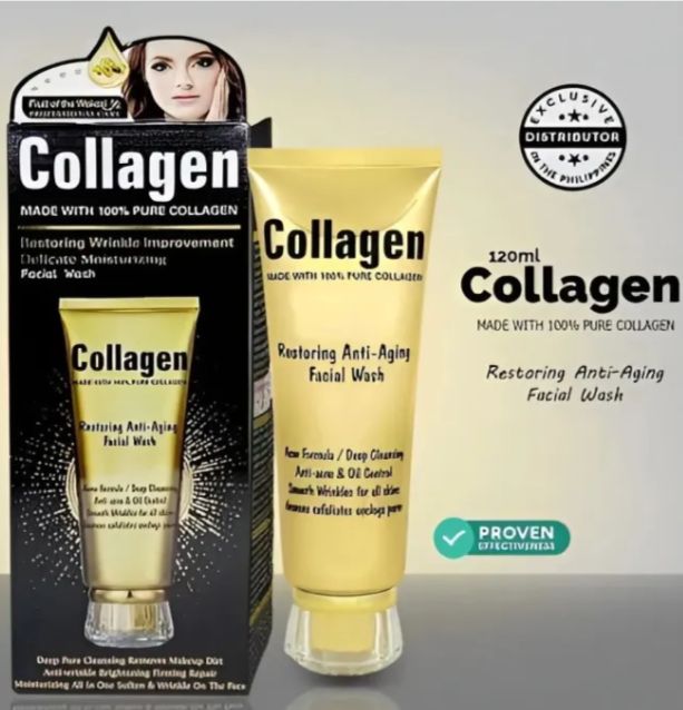 Wokali Collagen Anti-Aging And Anti-Acne Facial Face Wash 120ml | Daraz.pk