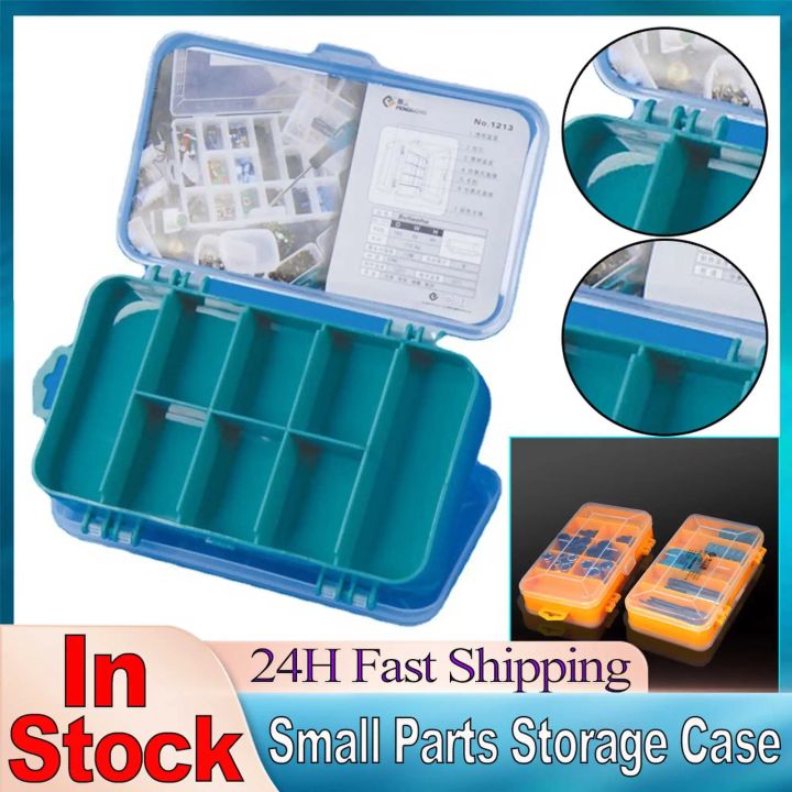 Tool Box Transparent Double-Side Hardware Organizer Multifunctional ...