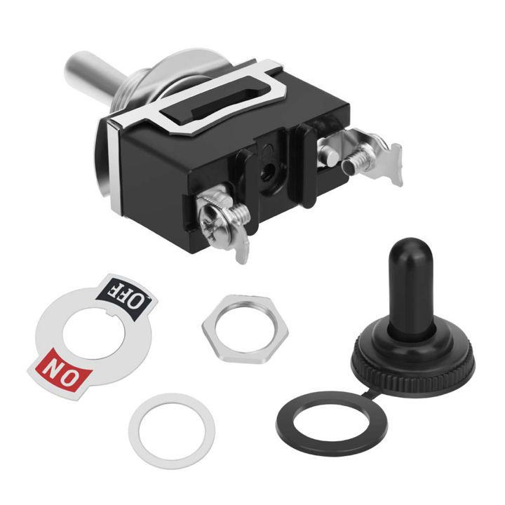 KN3C-101 SPST Rocker Toggle Switch 15A 250V / 20A 125V 2 Terminal ON ...