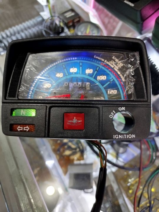 Union star motorcycle speedo meter led lightning double monogram for ...