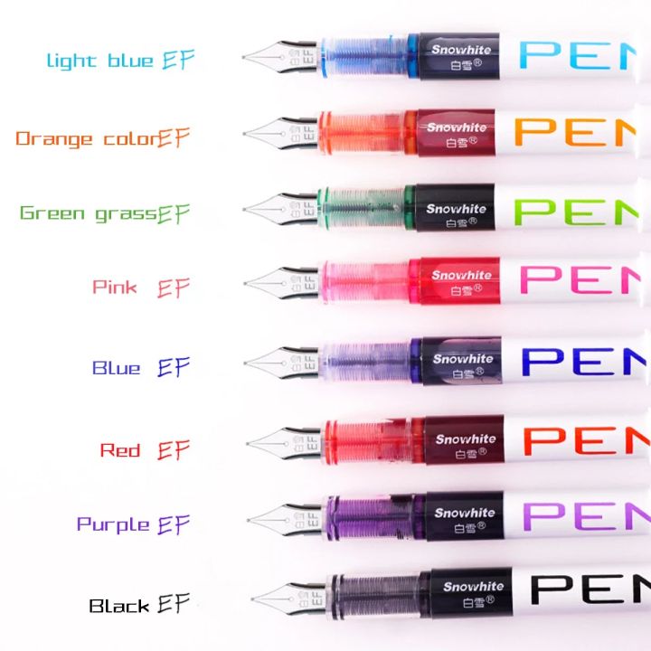 0.5mm F /0.38mm EF Extra Fine Nib Disposable Classic Fountain Pens For ...