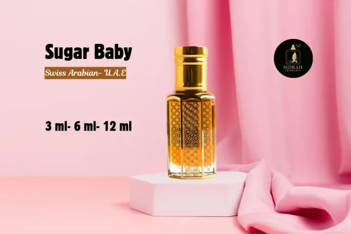 Sugar Baby- Premium Sweet Attar- Swiss Arabian (U.A.E)- 3 ML| 6 ML| 12 ...