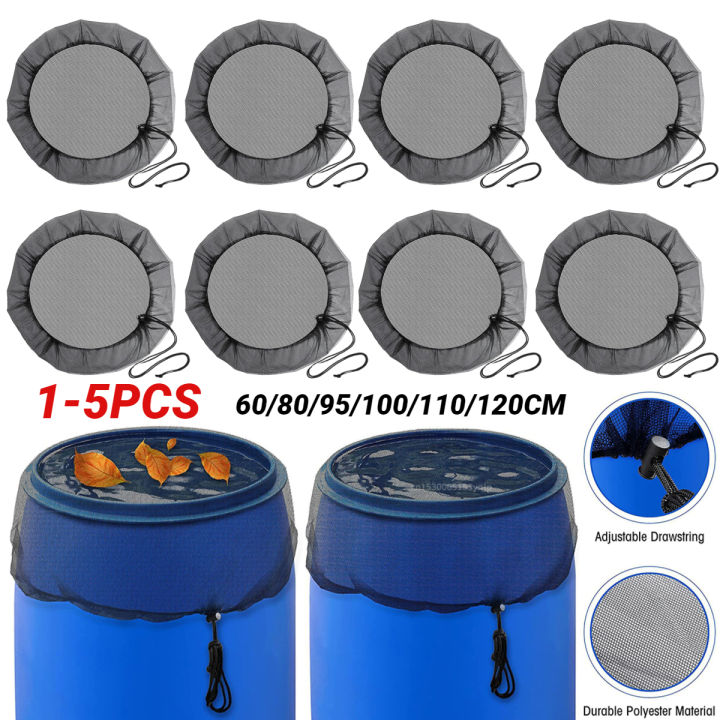 Mesh Cover Netting for Rain Barrels PE Water Collection Buckets Tank ...