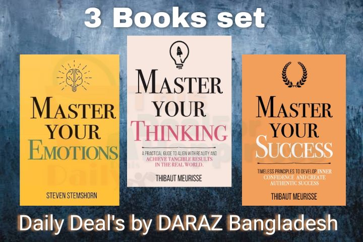 3 Books set by Thibaut Meurisse ( Master your Emotions , Master your Thinking and Master your ...
