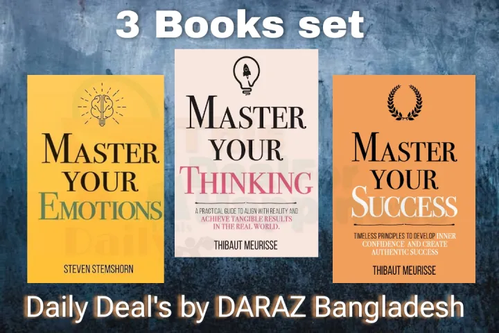 3 Books set by Thibaut Meurisse ( Master your Emotions , Master your Thinking and Master your ...