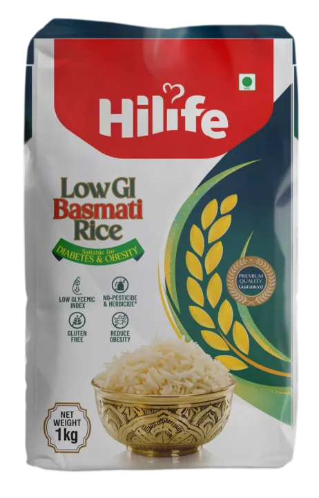 Hilife Low GI Basmati Rice 1 Kg [ Low Glycemic Index Rice ] Diabetic ...