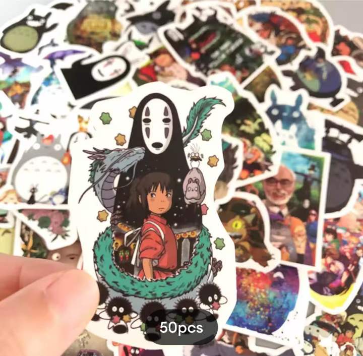 Anime Cartoon Sticker *အတိအကျမဟုတ်ပါ Random ပုံသာဖြစ်ပါသည် * 50pcs/Pack ...