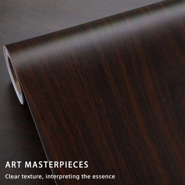 5 M,Black maple wood,solid wood textured sticker,Furniture renovation ...