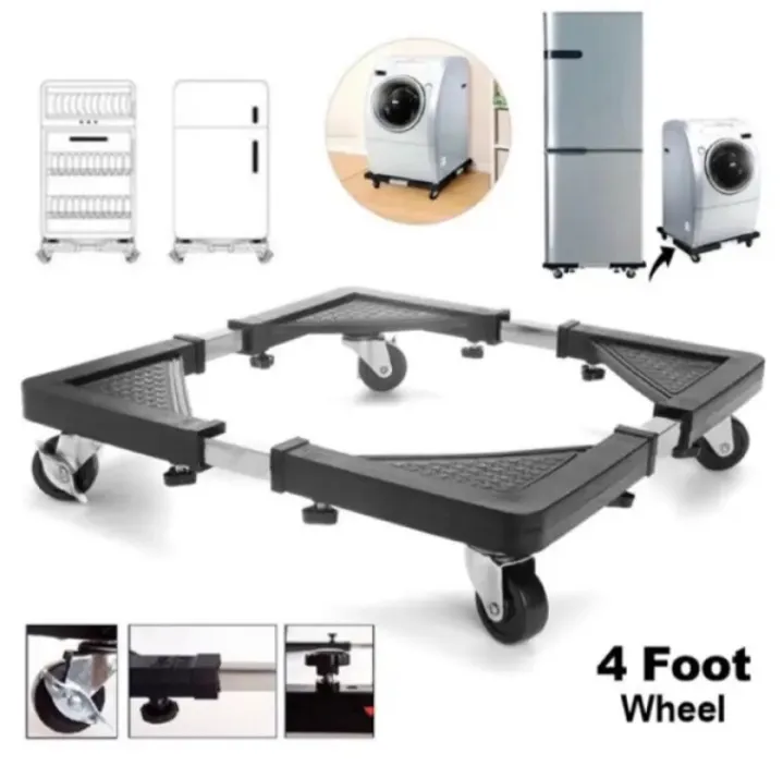 Movable Adjustable Base Stand Trolley for Washing Machine - 138Kg ...