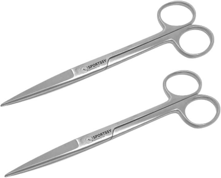 Dressing Surgical Scissor Sharp/Pointed 6 Inch Straight Stainless Steel matt Finish | Daraz.lk