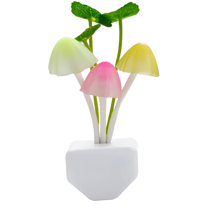 Automatic LED Mushroom Night Light – Color-Changing Sensor Lamp with ...