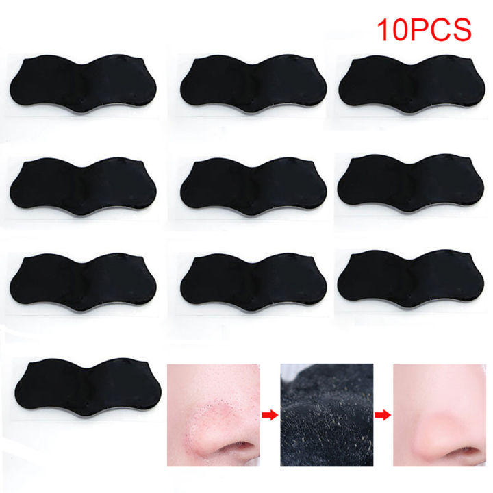 10pcs Nasal Stickers Black Head Nose Strips Deep Cleansing Pore ...