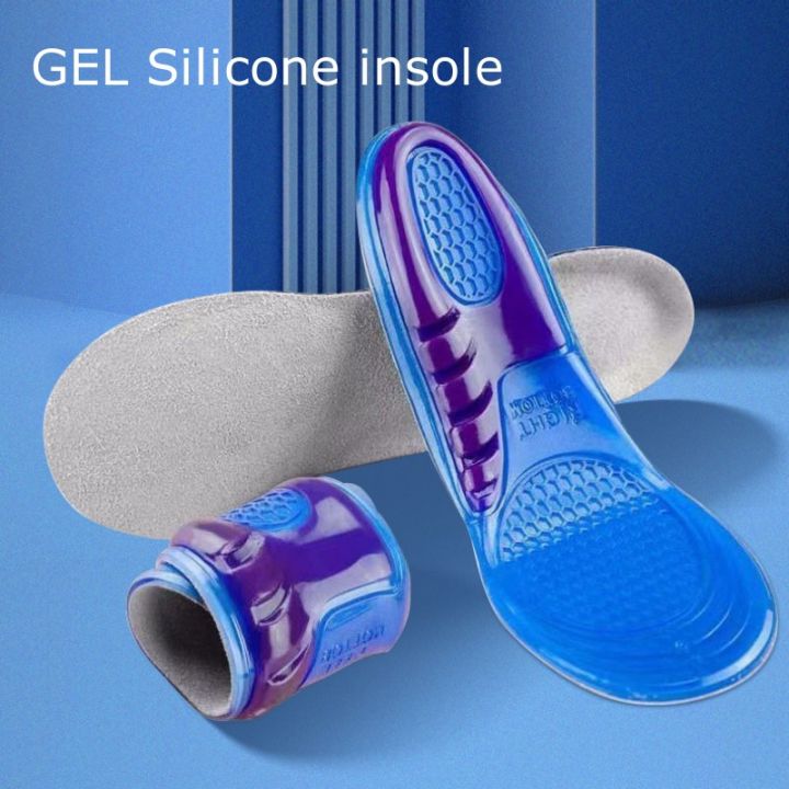 GEL Silicone Insoles for Shoes Orthotic Arch Support Insole Soft Shoe ...