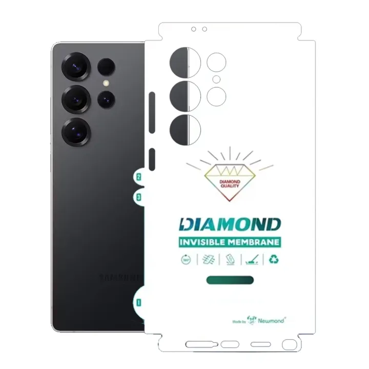 Samsung Galaxy S25 Ultra Back Membrane Sheet - Shiny Aurora Edge to ...