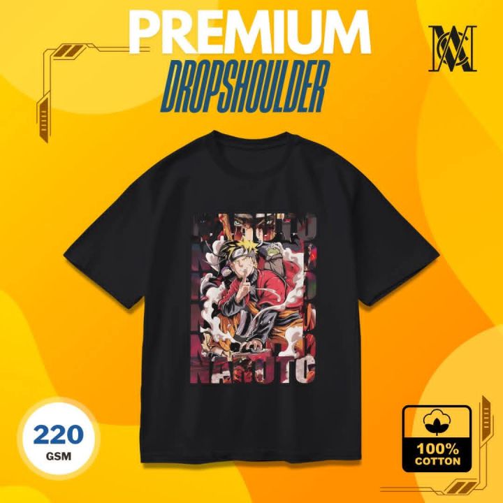 NARUTO EDITION PREMIUM DROP SHOULDER T-SHIRT FOR MEN AND WOMEN | Daraz ...