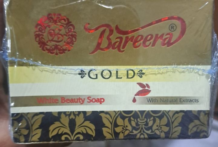 BAREERA GOLD White Beauty Soap with natural Extracts 100 grams 6 pieces ...