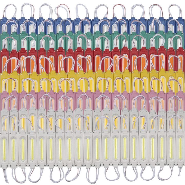 10pcs/lot injection with lens COB LED module waterproof LED back light ...