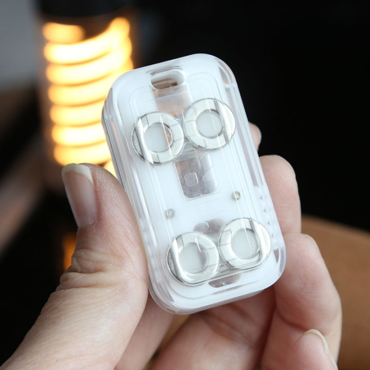 Space Capsule Mechanical Card Pusher EDC Stress Relief Toy Office ...