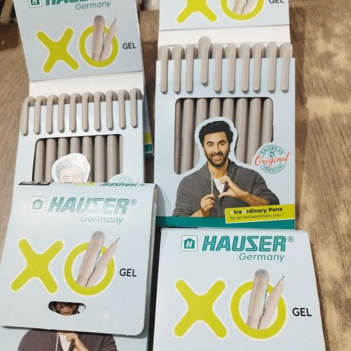 Hauser Xo Gel Pen Set Of 10 Pcs | Daraz.com.np