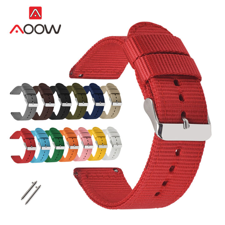 Colorful Nylon Strap Stainless Steel Buckle Quick Release Universal ...
