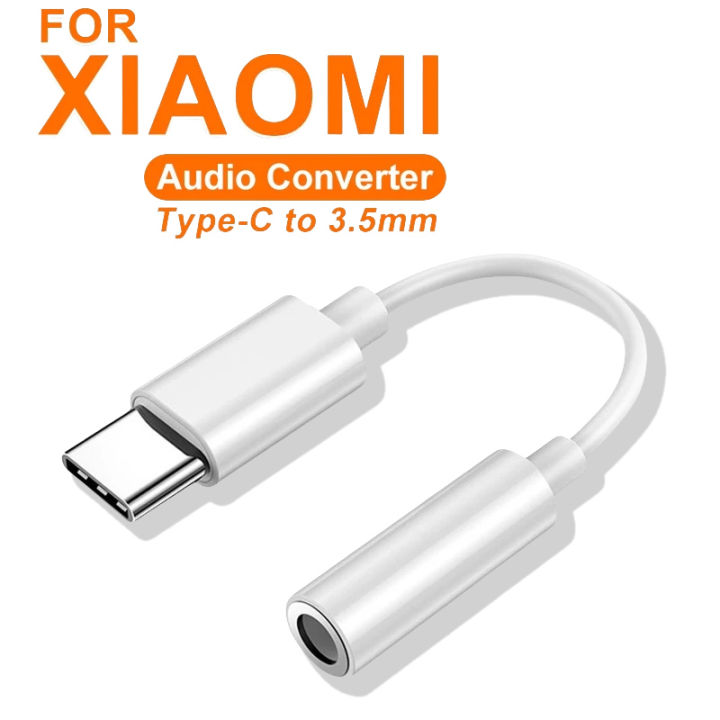 For HiFi Type C To 3.5mm Aux Adapter For Xiaomi Mi 12 11 Type-C 3.5mm ...