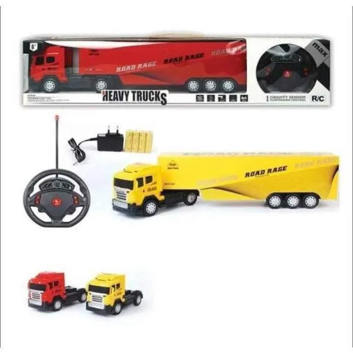 Toy Trailer Truck For Kids | Remote Control Truck For Kids | Remote ...