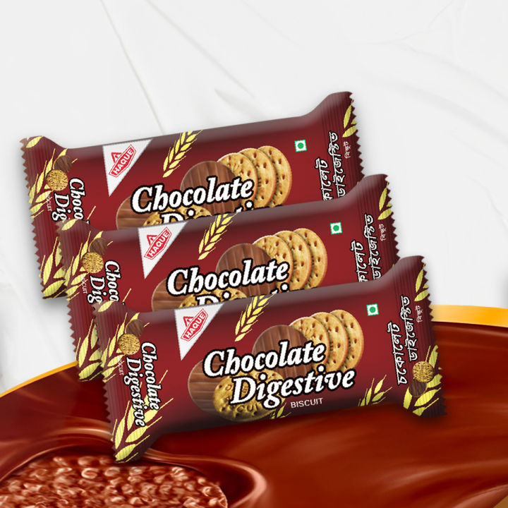 Digestive Chocolate Biscuits – Pack of 3 (137g Each) | Multigrain ...
