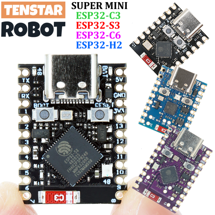 ESP32-S3 ESP32-C3 ESP32-H2 ESP32-C6 Development Board Modules Mini WiFi ...