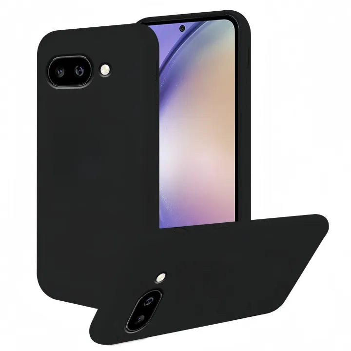 Fashion Solid Colour Shockproof Protective Liquid Silicone Phone Case ...