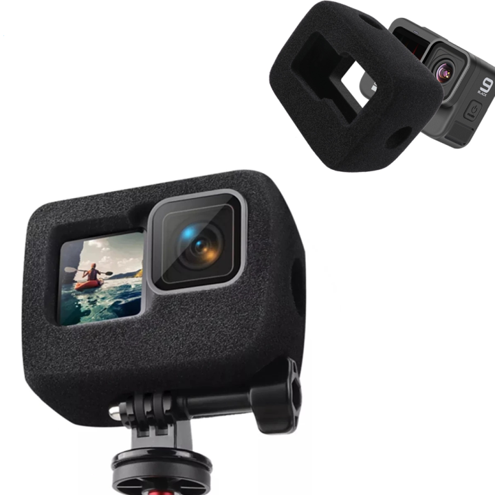 Windshield Wind Noise Reduction Sponge Foam Case For GoPro HERO 12 10 9 ...