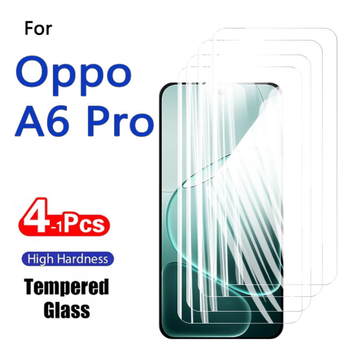 1-4PCS Screen Protector For Oppo A6 Pro 6.57" A 6 Tempered Glass ...