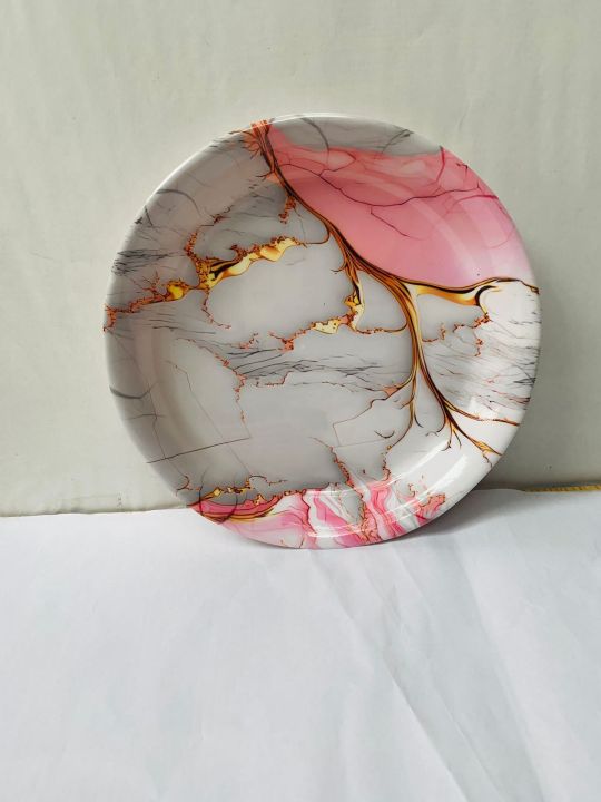 New Luxury Design Dinner Plates medium deep plates 6 pcs | Daraz.pk