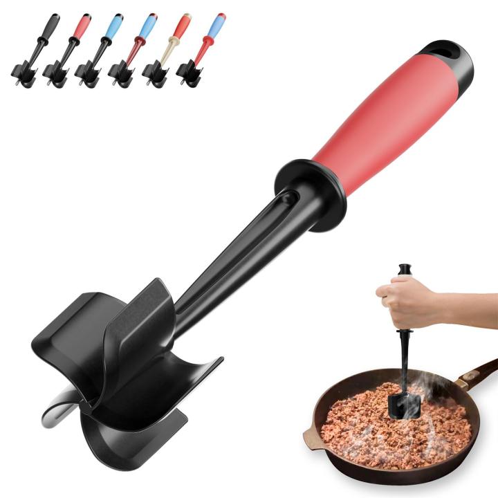 The New Design Nylon Meat Chopper for Ground Beef, Heat Resistant Meat ...