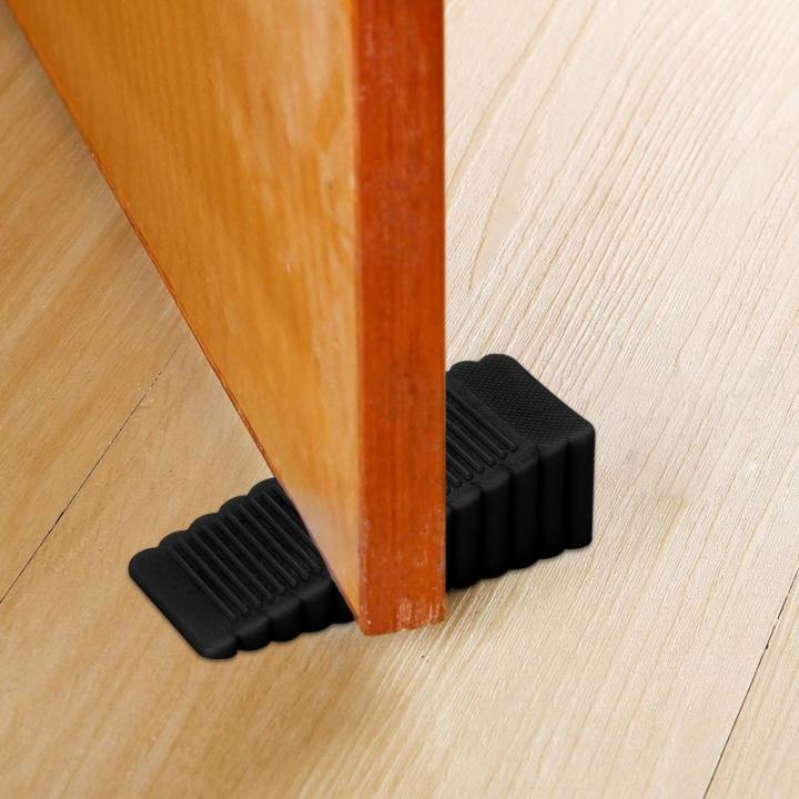 Silicone Door Stopper Reusable Shock Absorbent Block Wedge Doorstops ...