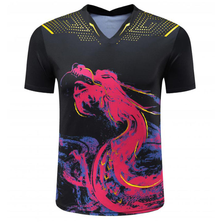CHINA Dragon Table Tennis tshirt 2025 Brand New Short Sleeve Tennis ...