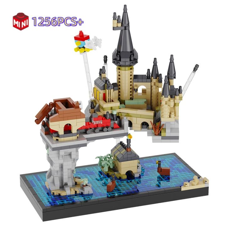 Creative Science Fiction Movie Magic Castle Model Building Blocks ...