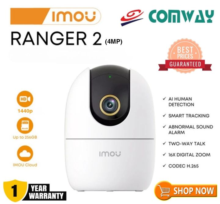 IMOU Ranger 2 (4mp) Indoor Wifi Camera | Daraz.pk
