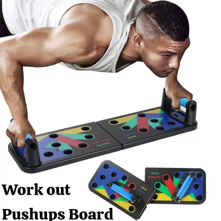 Foldable Multi Function Work Out Gym Pushups Board home exercise bar ...