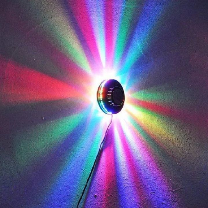 5W Mini Disco Lamp 48LED RGB Home Party Disco Lights Stage Backlight ...