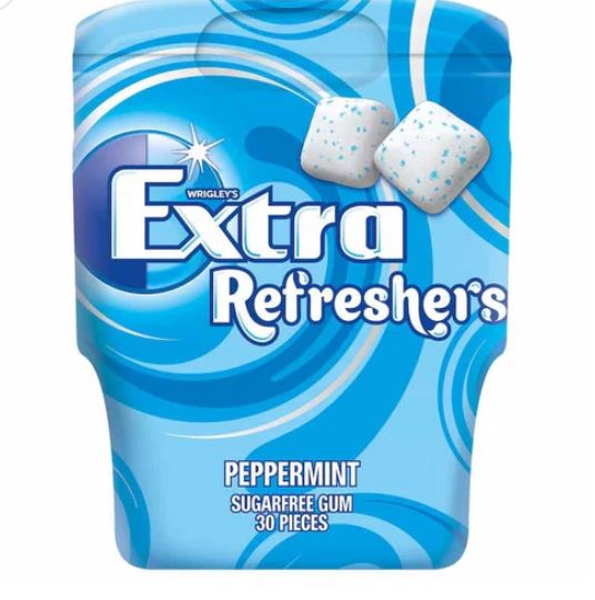 WRIGLEY EXTRA GUM REFRESHER PEPERMINT SUGAR FREE 30 piece | Daraz.pk