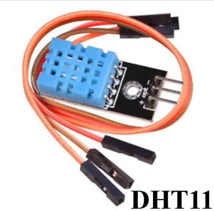 DHT11 Temperature and Humidity Sensor Module with LED & Cable for ...