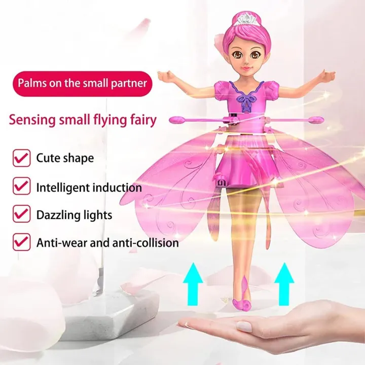 Flying Fairy Doll Rechargeable | Flying Fairy with Hand Sensor, LED ...