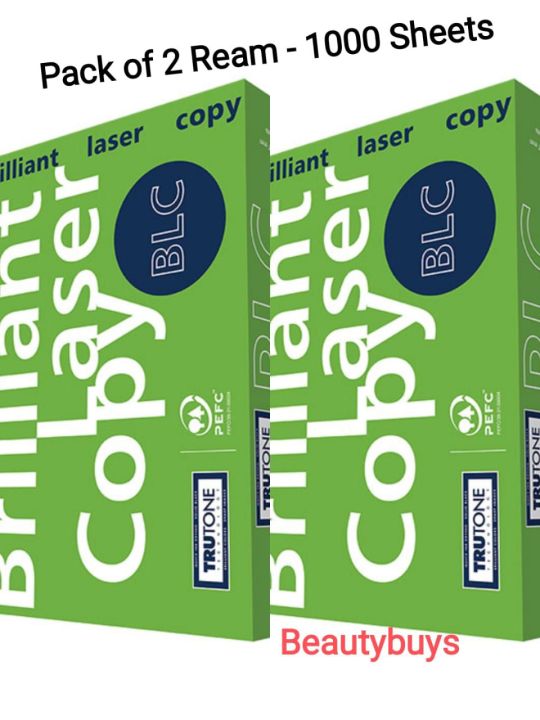 BLC Paper A4 Size 70 Gm--2 Ream-1000 Sheets | Daraz.pk